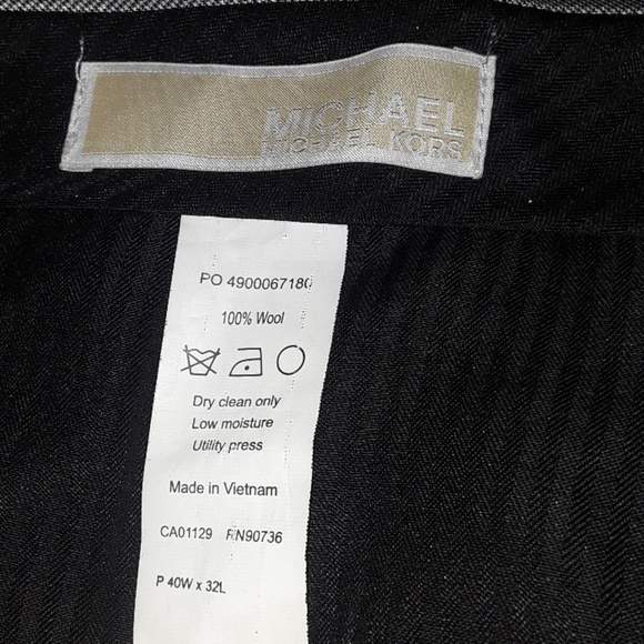MICHAEL Michael Kors | Suits & Blazers | Michael Kors Black Mens Suit ...
